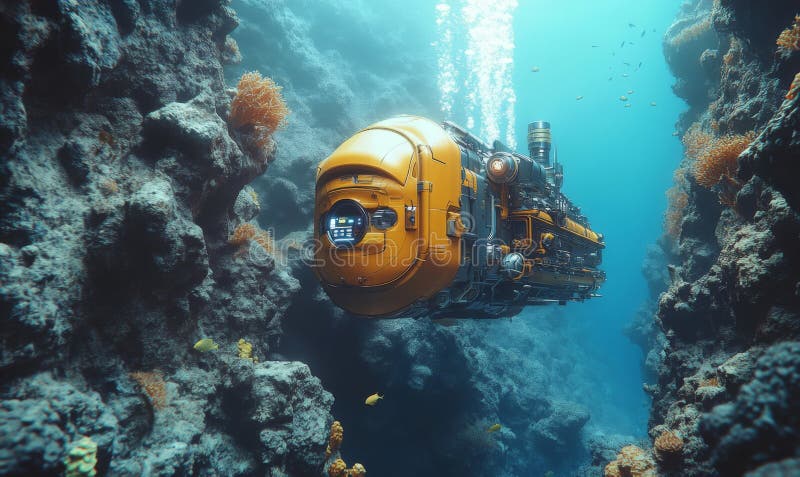 Underwater Research Station Exploring Deep-sea Ecosystems with Advanced ...