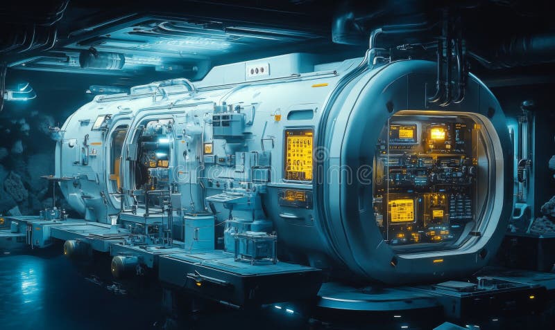 Underwater Research Station Exploring Deep-sea Ecosystems with Advanced ...