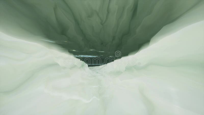 Underwater River Iceberg Ice Cave 3d Stock Illustration - Illustration ...