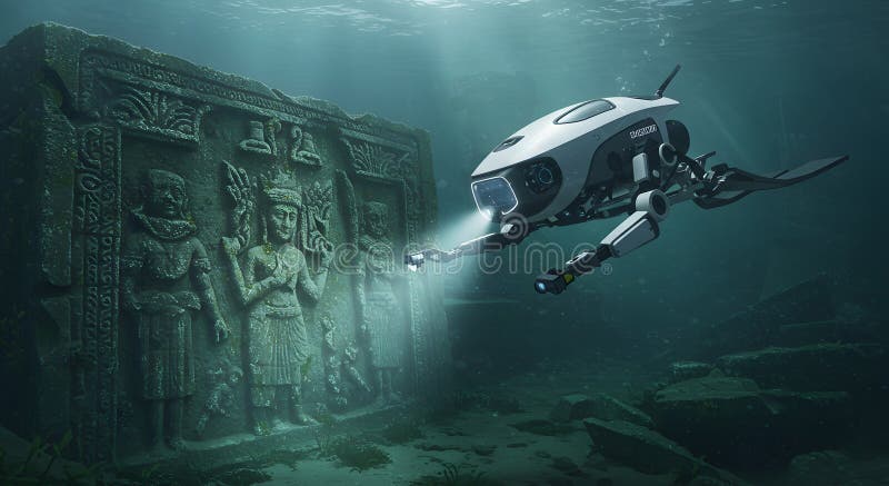 Underwater Robot Exploring Ancient Submerged Ruins: a Technological ...