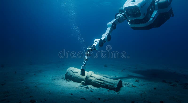 Underwater Robot Exploring Ancient Ruins: Deep Sea Archaeological ...