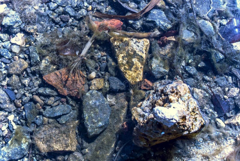 Underwater rocks stock image. Image of solar, submerged - 73582767