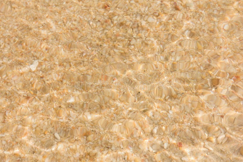 Underwater Sand on the Beach by the Sea. Stock Photo - Image of white ...
