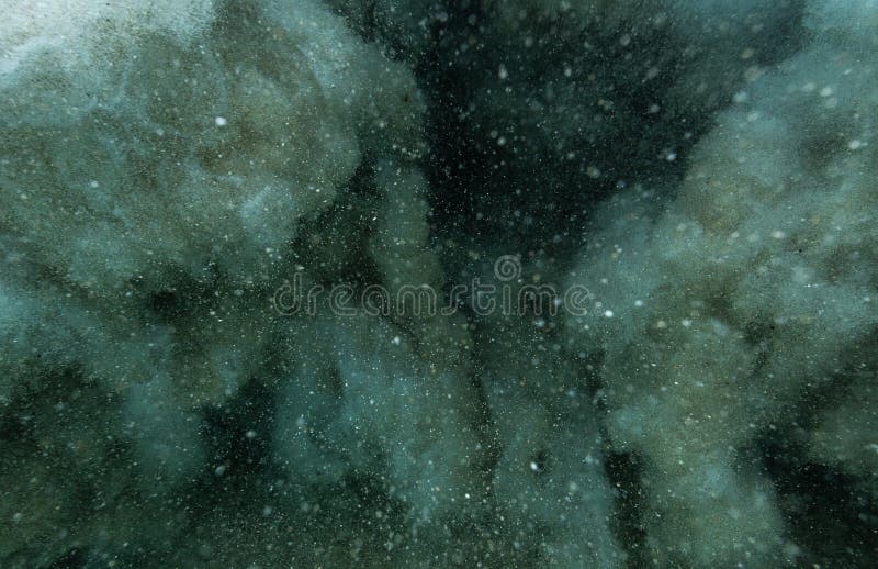 Underwater Sand Storm stock photo. Image of tree, beautiful - 181316696
