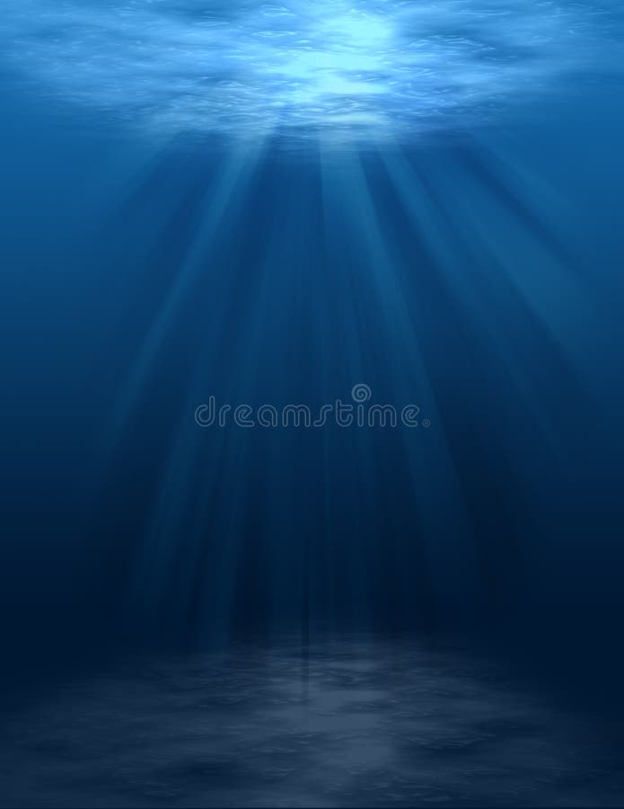 Underwater Scene (blank) stock illustration. Illustration of lake - 4264808