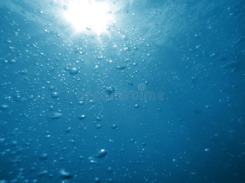 Underwater sea bubbles stock image. Image of beneath - 102916429