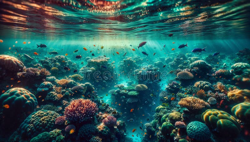 Underwater Serenity: a Vibrant Coral Reef Ecosystem Captured - AI ...