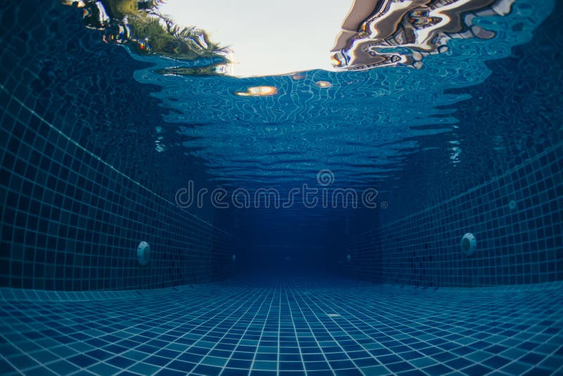 Underwater Shot of the Pool Stock Image - Image of blue, empty: 84290067