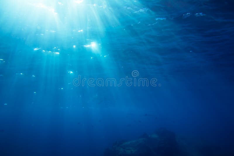 Deep pure blue Ocean stock photo. Image of beneath, fading - 26167512