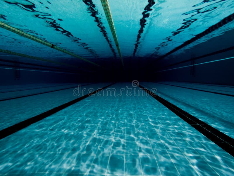 Underwater Shot of the Swimming Pool Stock Photo - Image of tile, light ...