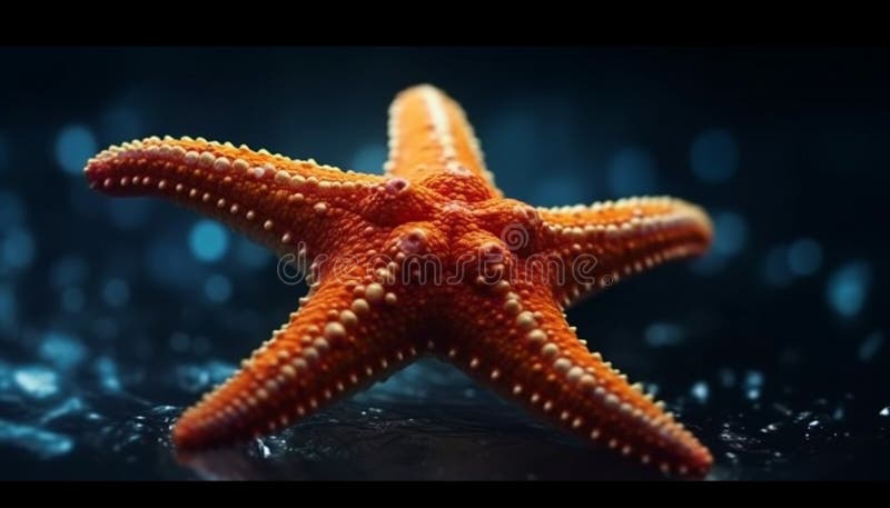 Underwater Starfish, Close Up of Star Shape Generated by AI Stock ...