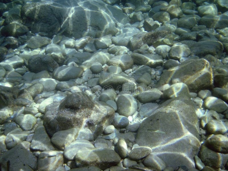 Underwater stones stock image. Image of stones, beam, summer - 7138687
