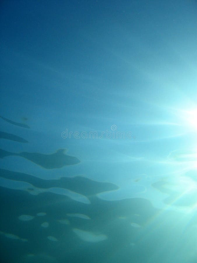 Underwater Sun stock photo. Image of rays, underwater - 2979672