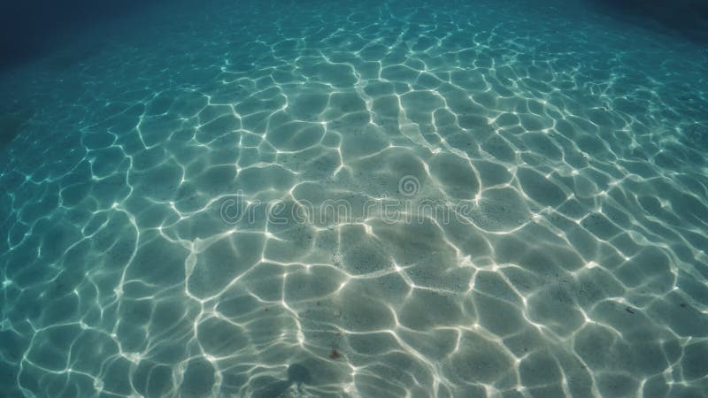 Sun Reflection Underwater in the Ocean Stock Video - Video of undersea ...