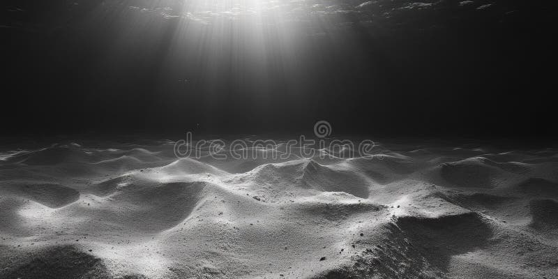 Underwater Sunbeam stock image. Image of darkness, generated - 389684603