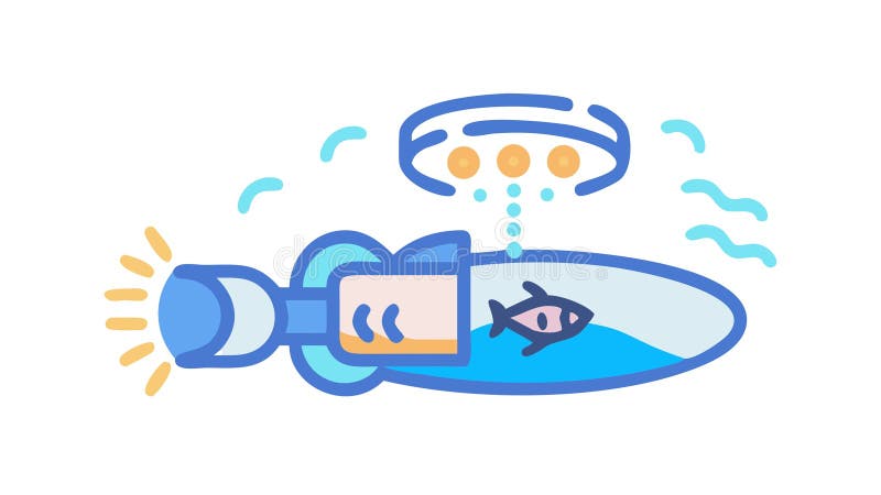 Underwater Surveillance Drone Stock Illustrations – 197 Underwater ...