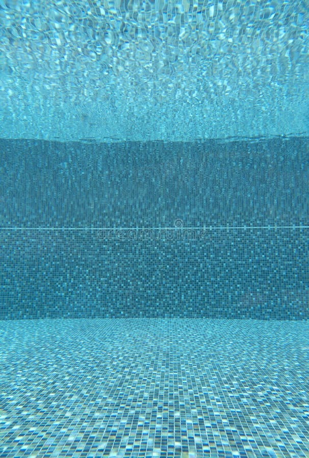 Underwater in Swimming Pool for Nature Background. Stock Photo - Image ...