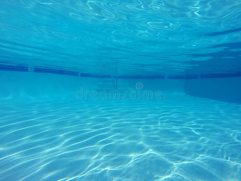 Underwater Swimming Pool stock photo. Image of sunlight - 55381152