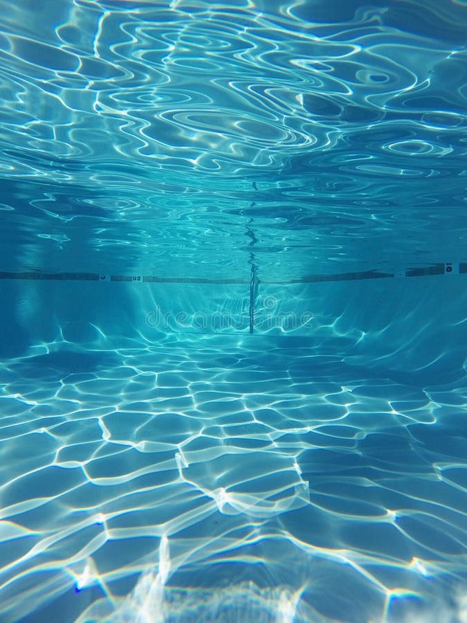 Underwater Swimming Pool Vertical Stock Photo - Image of clean, pattern ...