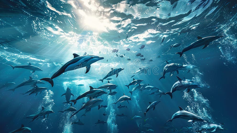 Underwater Symphony, Harmonious Interaction among Ocean Animals ...