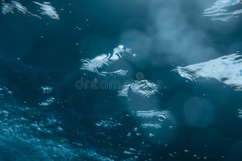 Underwater Texture. Underwater Picture of the Surface of the Ocean ...