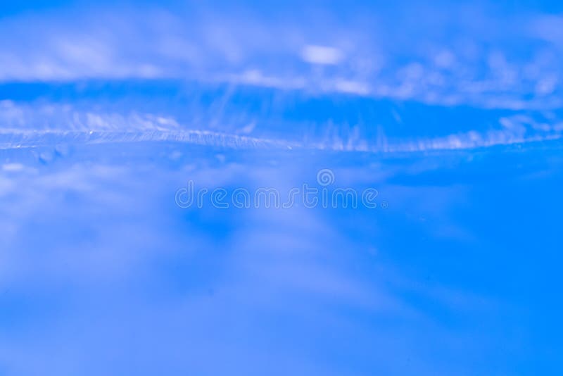 Surface of Blue Water Stream with Bubble Stock Image - Image of surface ...