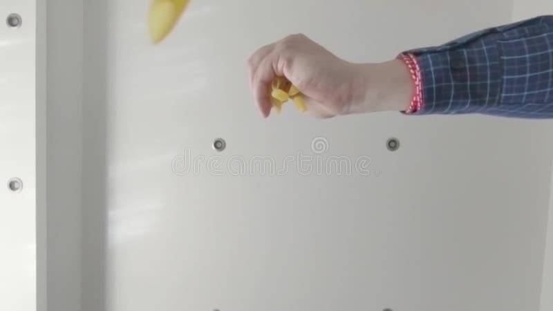 Underwater View of Falling Penne Pasta Stock Footage - Video of grain ...