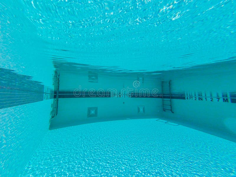 Underwater View from the Pool Stock Image - Image of pattern, texture ...