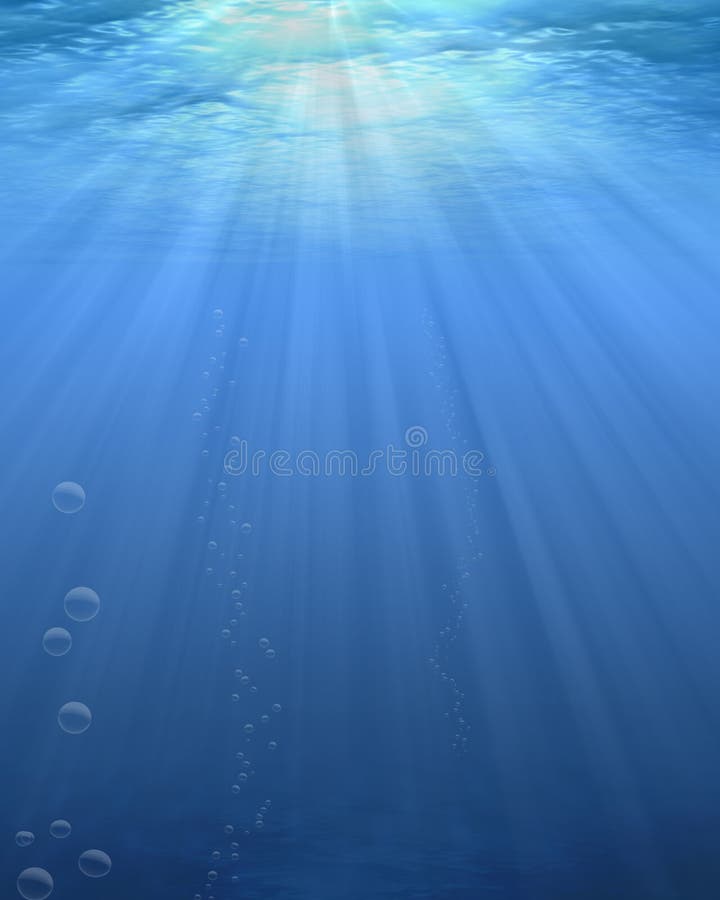 Undersea Scene stock illustration. Illustration of light - 57847554