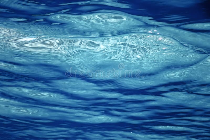 Underwater View of the Sea Surface Stock Image - Image of sunlight ...