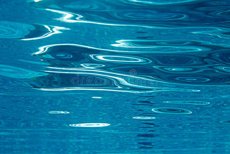 Underwater View of the Swimming Pool Surface Stock Photo - Image of ...