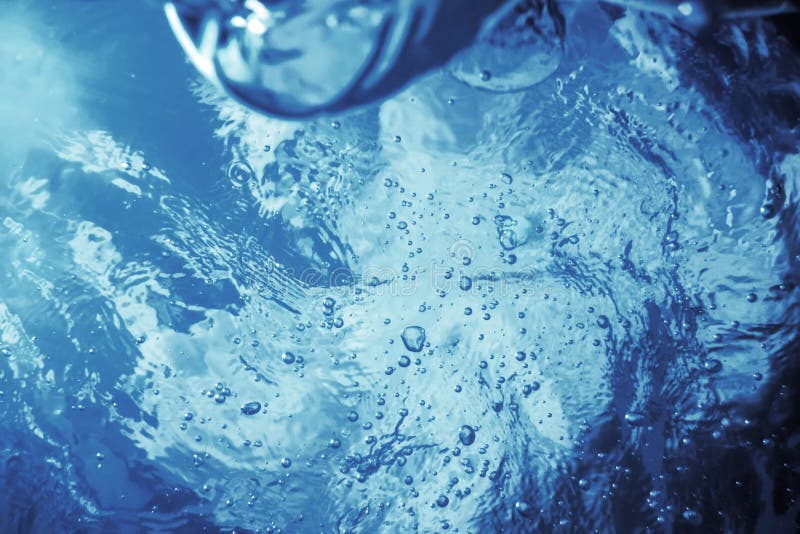 Underwater View of the Water Surface. Underwater Background Stock Photo ...