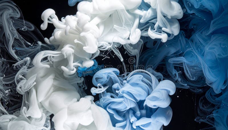 Underwater Vortex Making Blue Colour Harmony .Background Concept ...