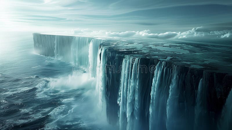 Underwater Waterfall Plunging into the Abyss, a Surreal Force of Nature ...