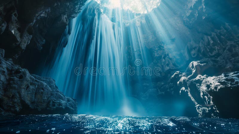 Underwater Waterfall Plunging into the Abyss, a Surreal Force of Nature ...