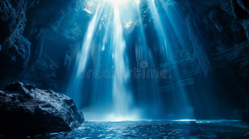 Underwater Waterfall Plunging into the Abyss, a Surreal Force of Nature ...