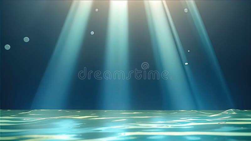 Underwater Wavy Digital Gradient Background, 3D Rendering Effect? Stock ...
