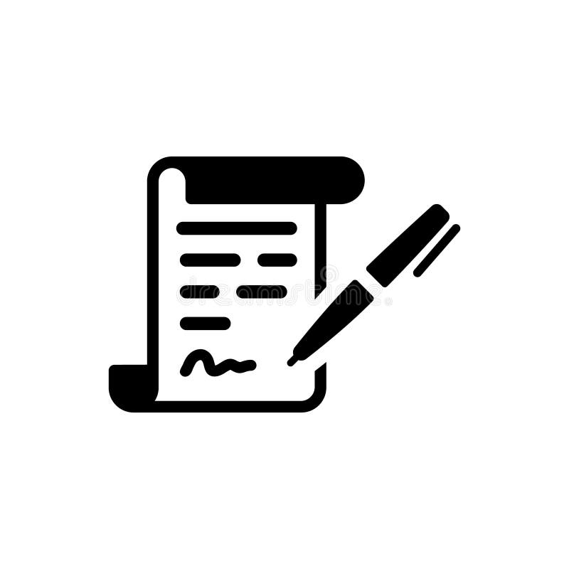 Underwriting icon stock vector. Illustration of symbol - 215661604