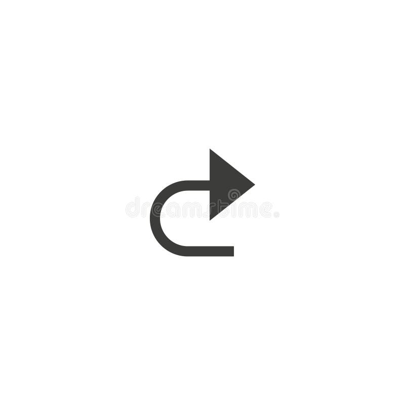 Undo Arrow Icon, Redo Arrow Icon. Direction Arrow Sign. Arrow Button ...
