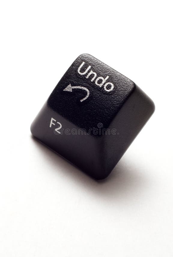 Undo Button from Computer Keyboard Stock Image - Image of regretful ...