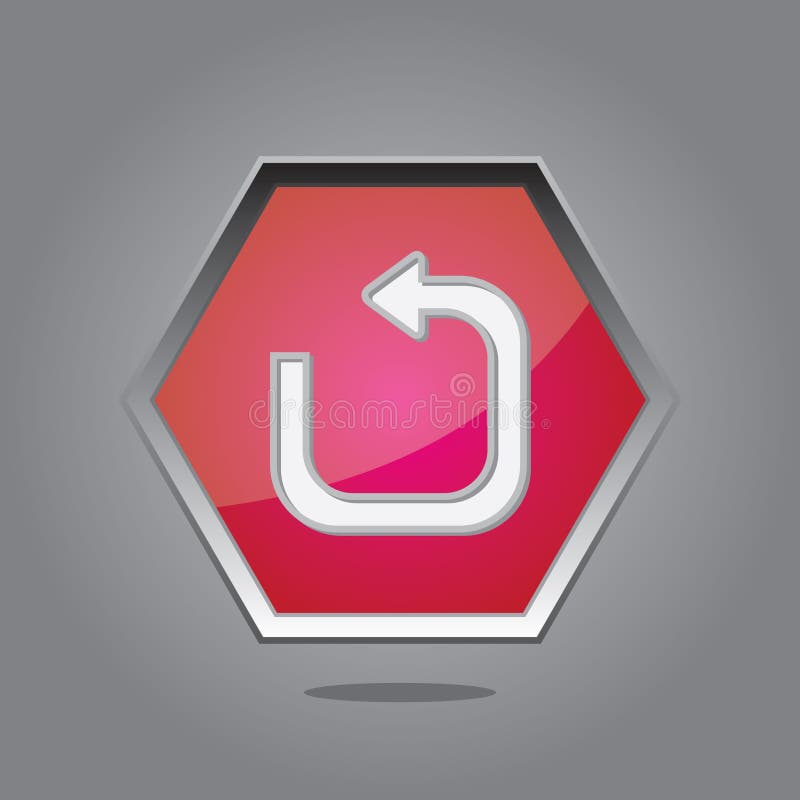 Undo button stock illustration. Illustration of close - 3573986