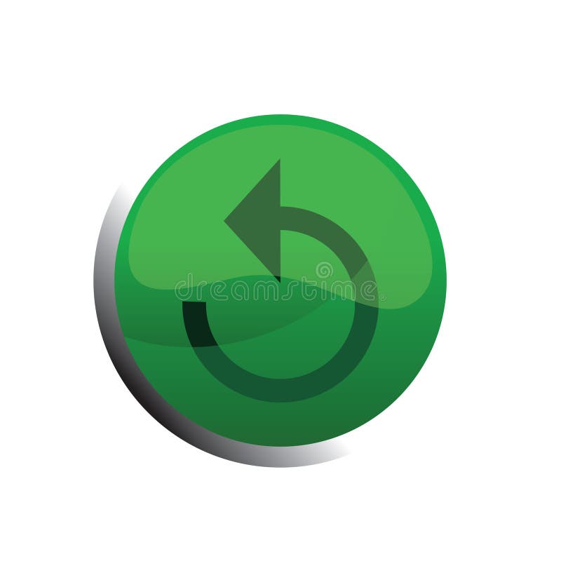 Undo Button. Vector Illustration Decorative Design Stock Vector ...