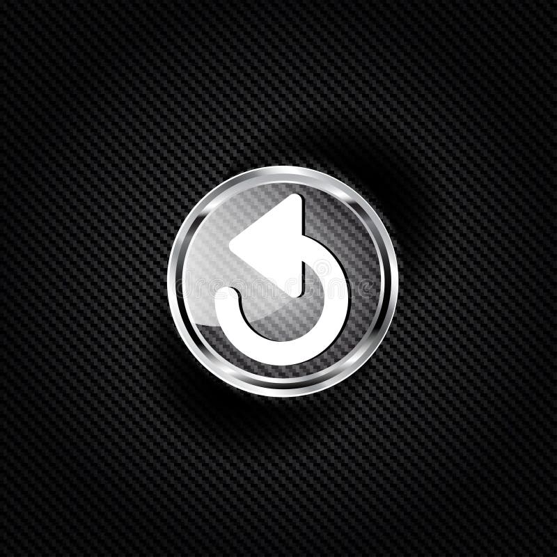 Go Back Arrow stock vector. Illustration of symbol, vertical - 6164288