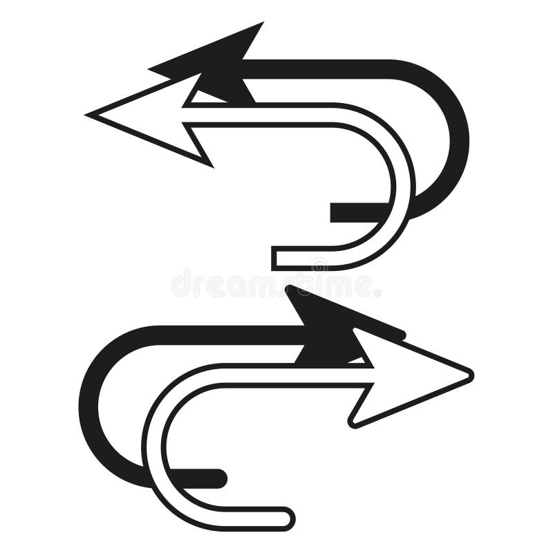 Undo Icon. Go Back Symbol. Vector Illustration. EPS 10 Stock Vector ...