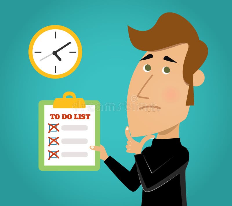 Undone Todo List stock vector. Illustration of placard - 42988074