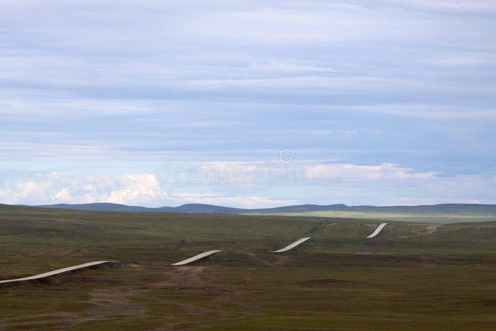 Undulant road stock image. Image of horizon, pasture - 15650313