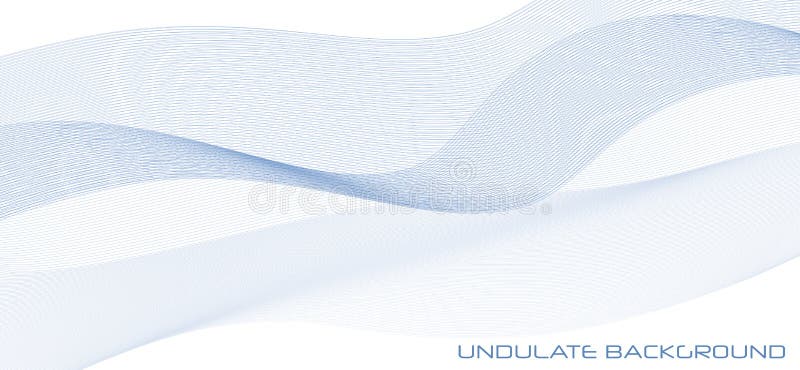 Undulated Bluish Background with Thin Wavy Lines. Subtle Pattern Stock ...