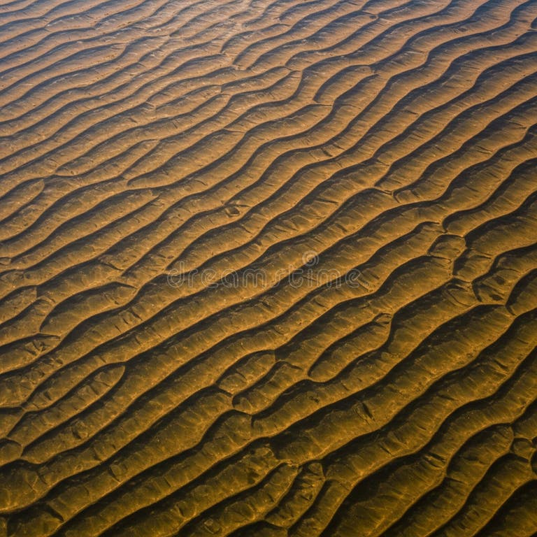 Undulating Patterns of Sand, Characterized by Uniformly Spaced, Curving ...