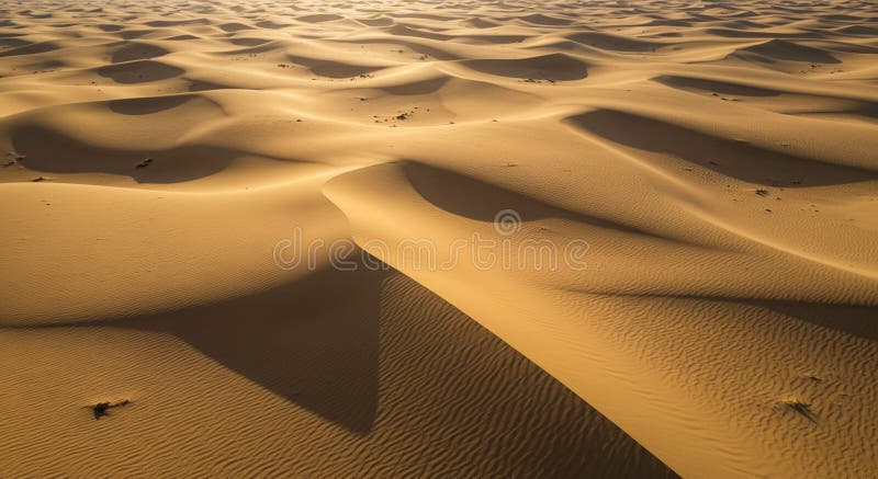Undulating Sand Dunes Create a Visually Striking Landscape, with Smooth ...
