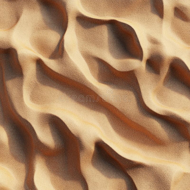 Undulating Sand Dunes Forming Natural Abstract Textures Desert ...